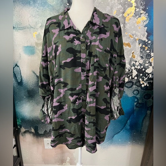 torrid | Tops | Torrid Camo Top Tunic Length | Poshmark
